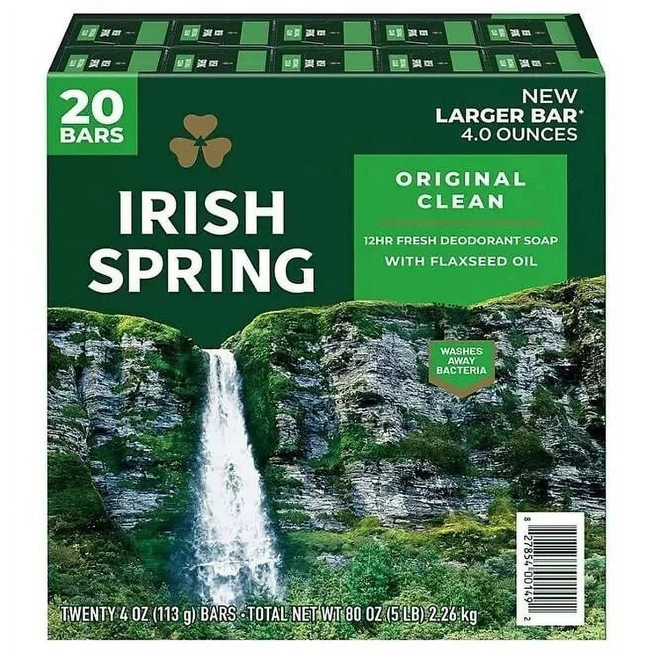 Irish Spring Original Clean Bar Soap for Men, 20 ct./4 oz – BuyWise & Ship